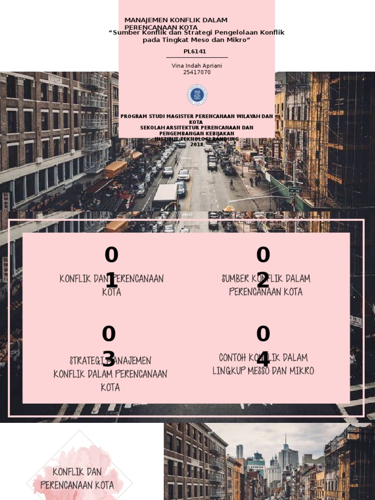Vina Indah Apriani-25417070-Teori Manajemen Konflik Dalam Perencanaan Kota | PDF