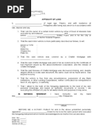 Affidavit of Low Income - Sample | PDF