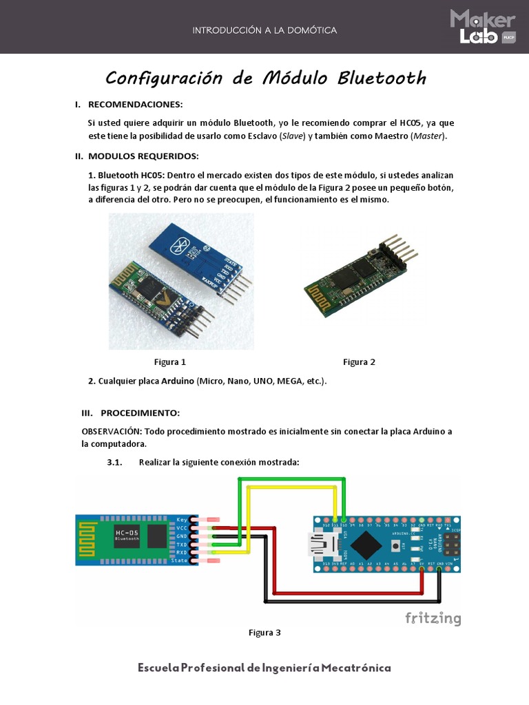 Configurar Módulo Bluetooth | PDF | Arduino | Hardware de la computadora