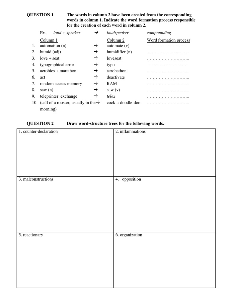 Review Mor PDF | PDF | Phrase | Linguistics