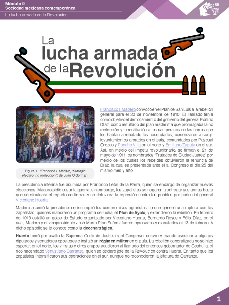 Lucha Armada y Justicia Social 1910-2020 | PDF | revolución mejicana ...