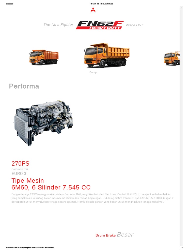 FN 62 F HD - Mitsubishi Fuso | PDF