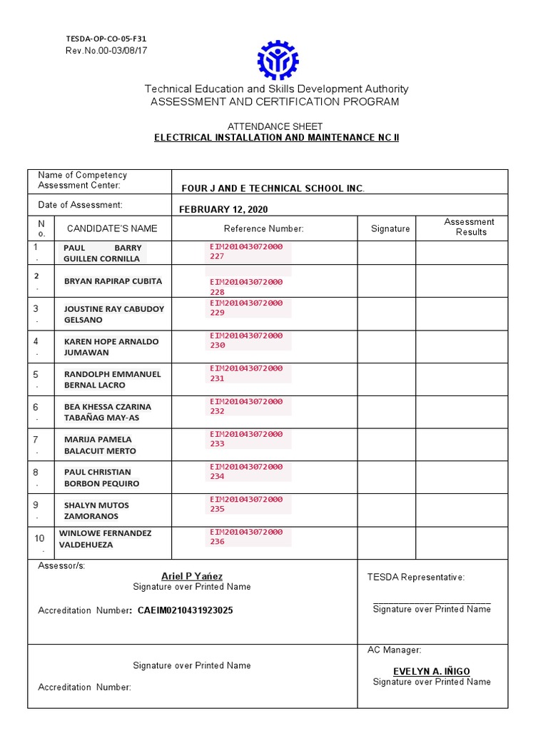Da aSSESSMENT Eim 02 142 20 | PDF | Business