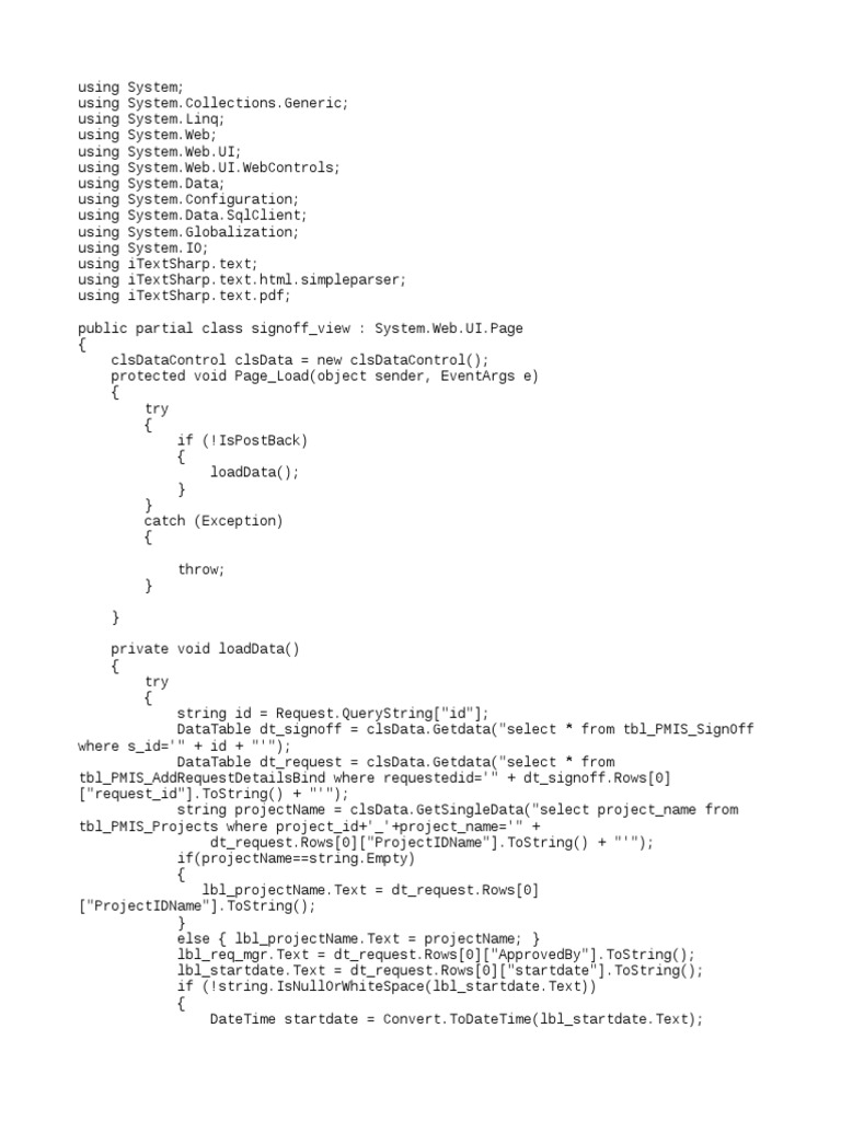 Signoff View Cs | PDF | Computer Data | Computing