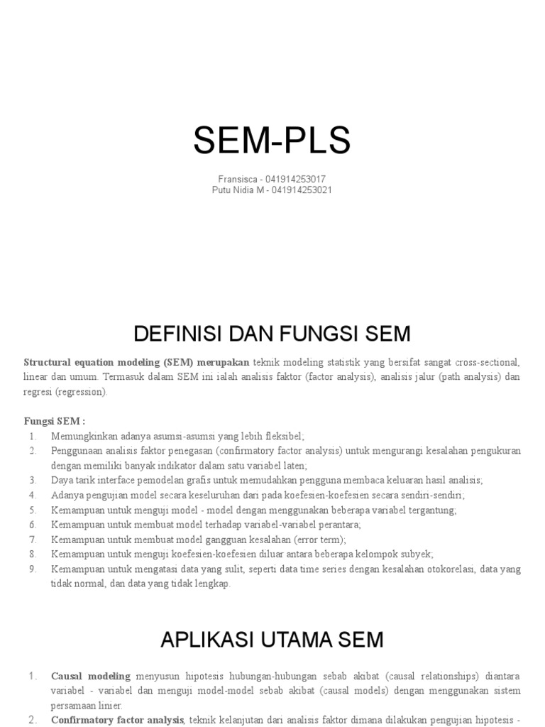 Sem PLS | PDF