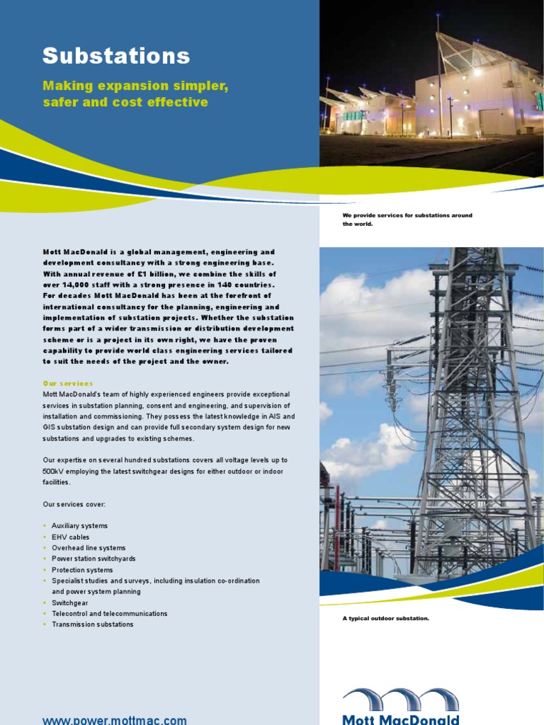 Substations | PDF | Electrical Substation | Electricity