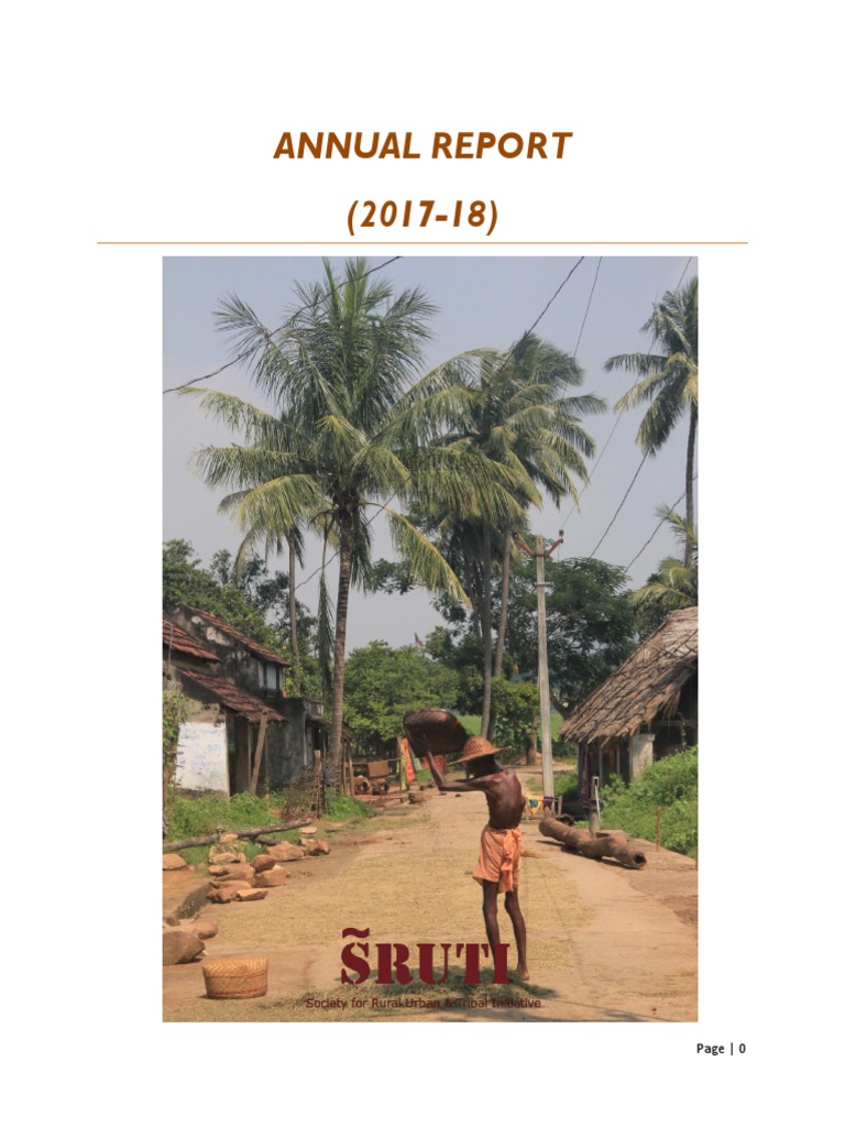 SRUTI Annual Report 2017-18 | PDF | Social Science