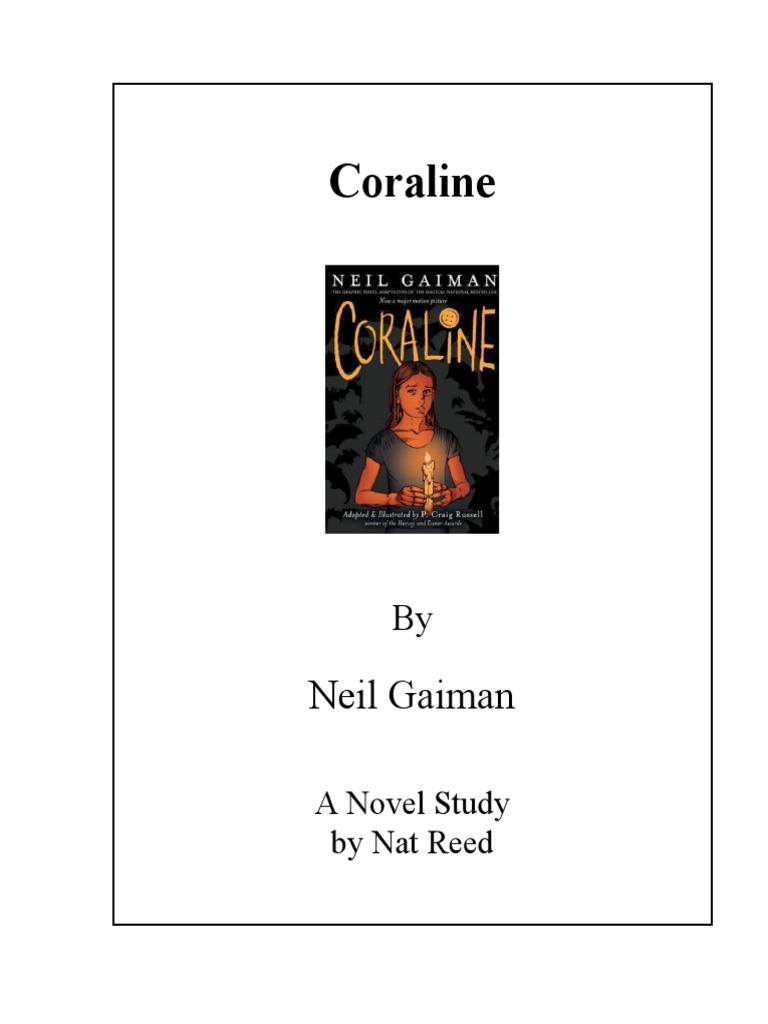 Coraline Novel Study Preview | PDF | Linguistics | Semiotics
