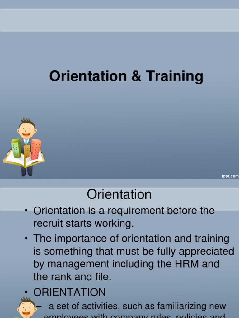 Lesson 5 Orientation & Training | PDF | Performance Appraisal | Employment
