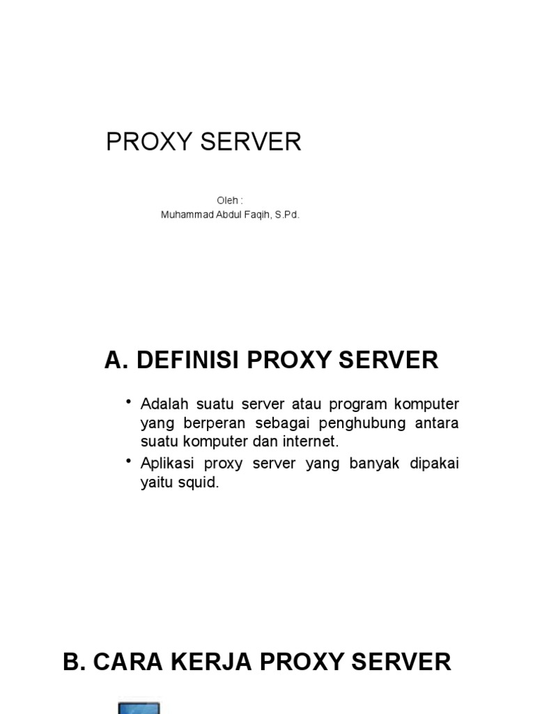 Materi Proxy | PDF
