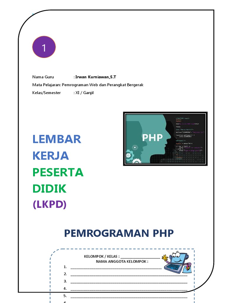 LKPD PHP 1 | PDF