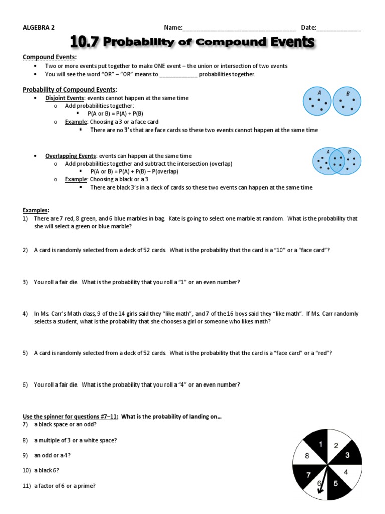 Compound Probability Concepts and Examples | PDF | Fraction ...