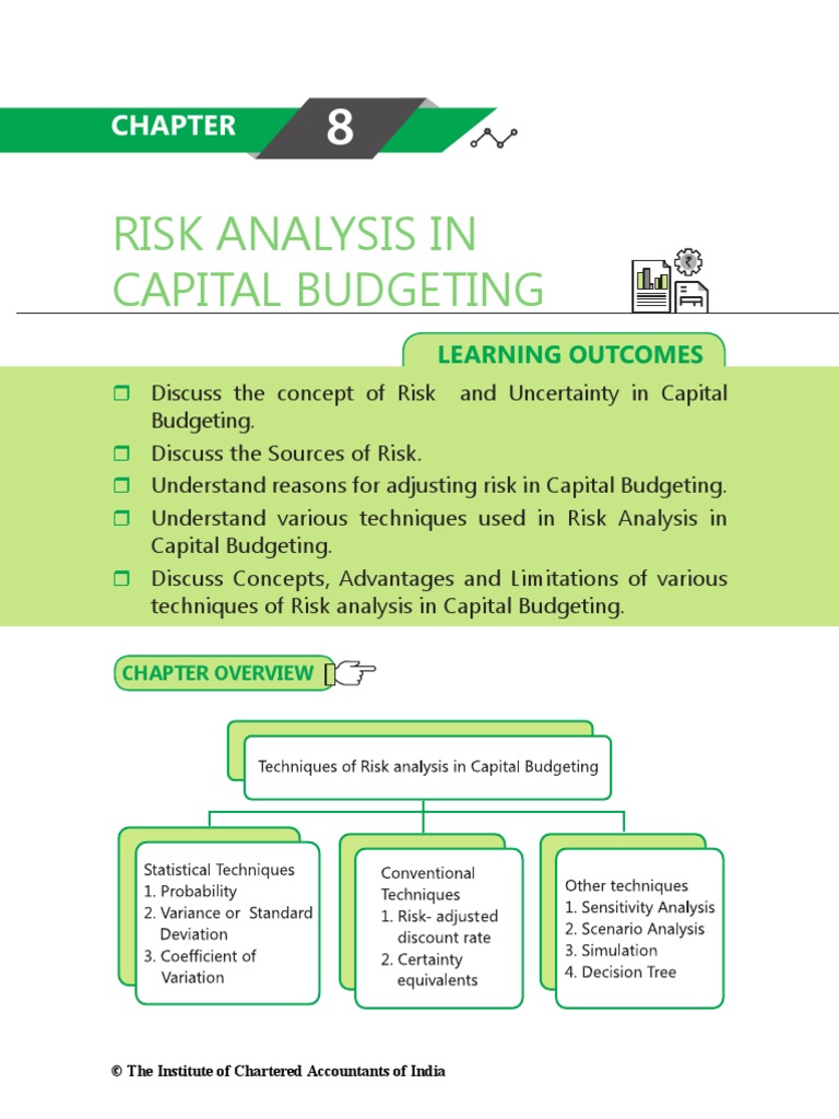Risk Analysis in Capital Budgeting PDF | PDF | Net Present Value ...