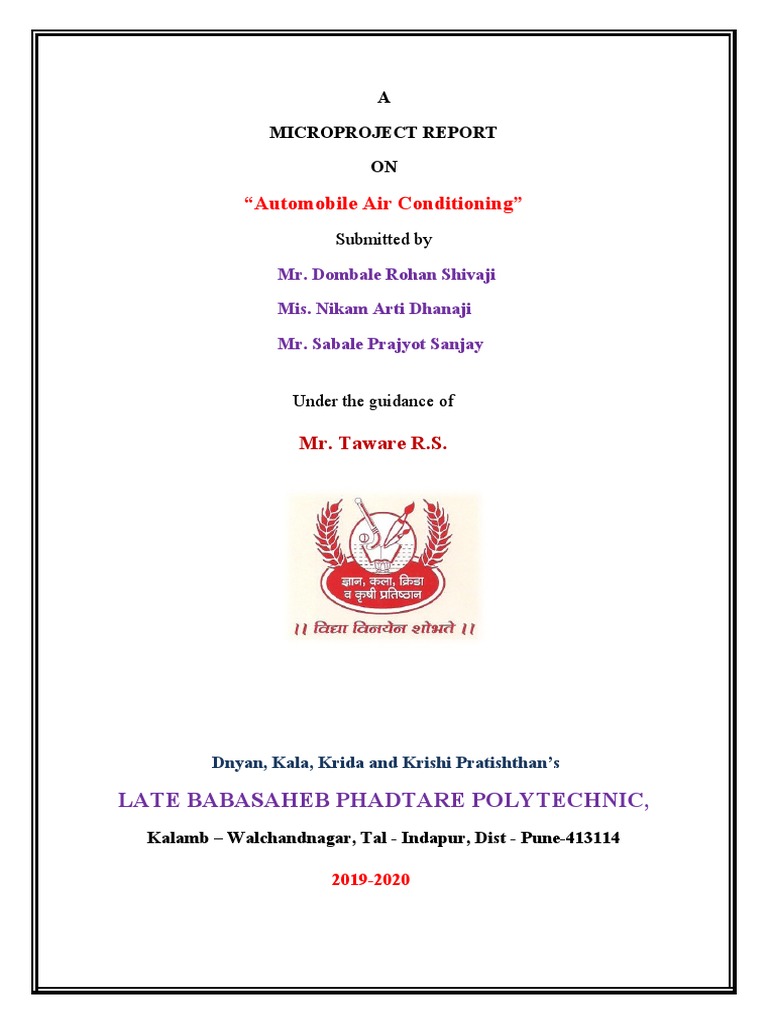 RAC Report | PDF | Air Conditioning | Heating, Ventilating, And Air ...