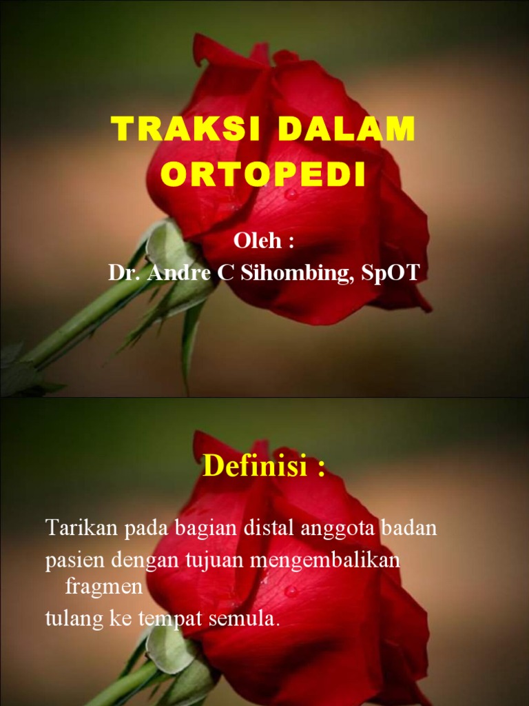 Pemasangan Skin Traksi dalam Ortopedi | PDF