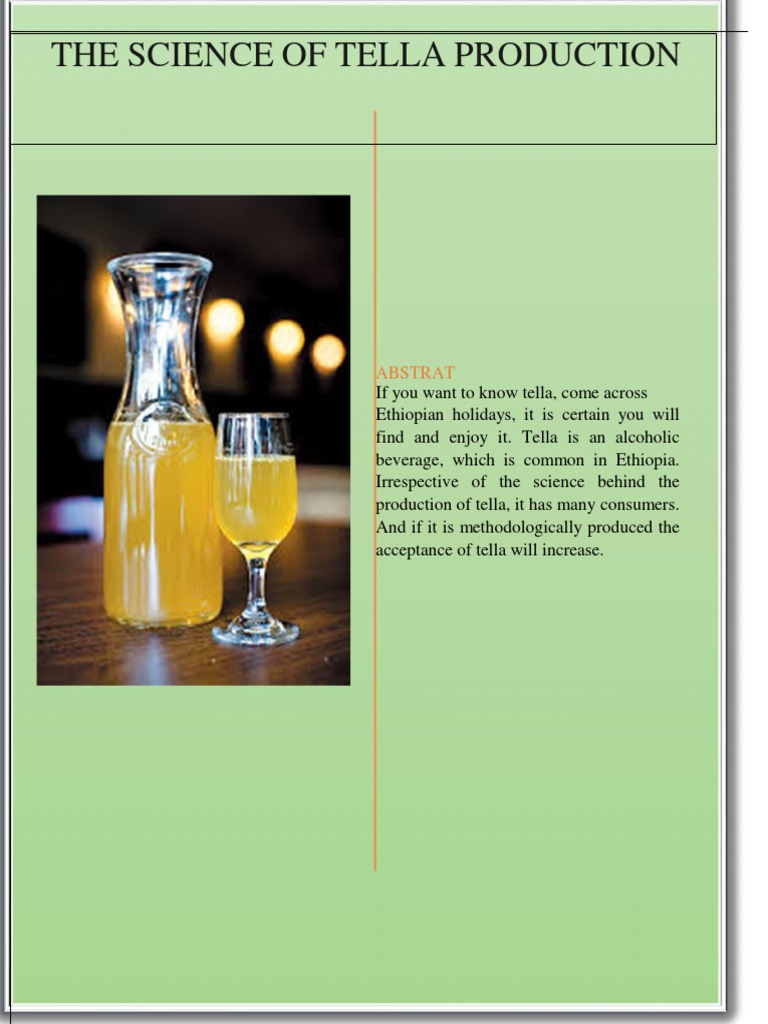 Science of Tella Production in Ethiopia | PDF | Malt | Brewing