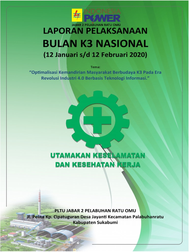 Laporan Pelaksanaan Bulan K3 Nasional 2020 (A4) | PDF