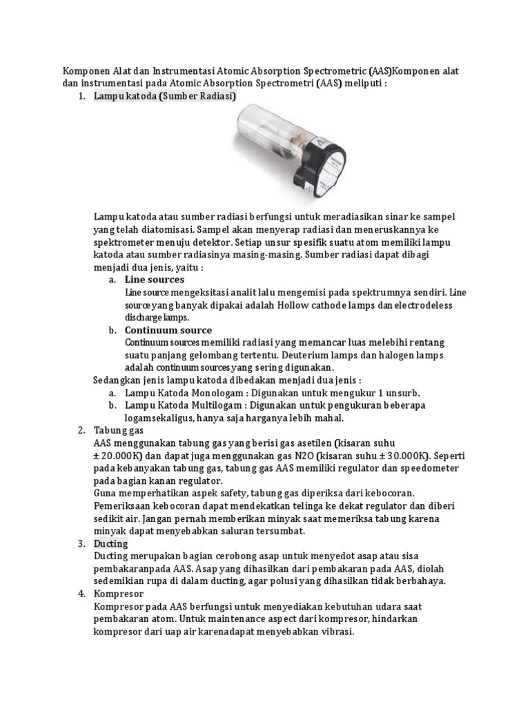 Panduan Komponen AAS | PDF