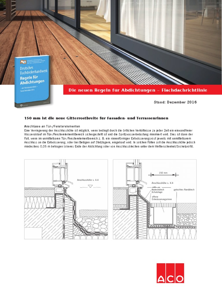 Verwunderlich Flachdachrichtlinie 2022 Pdf Bilder