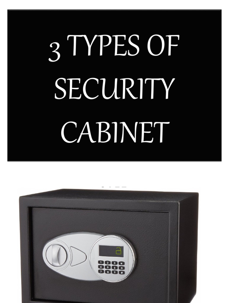 3 Types of Security Cabinet | PDF