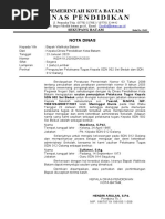Surat Penunjukan PLh Kepala Sekolah | PDF