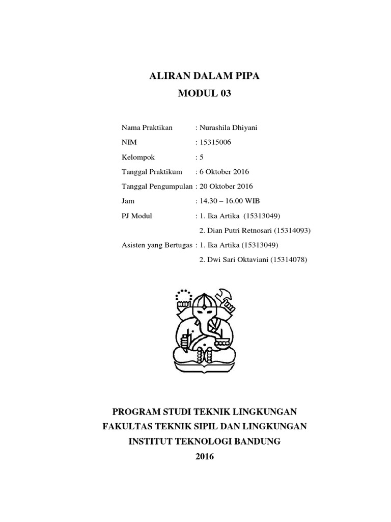 Laporan Mekflu Modul 3 PDF | PDF