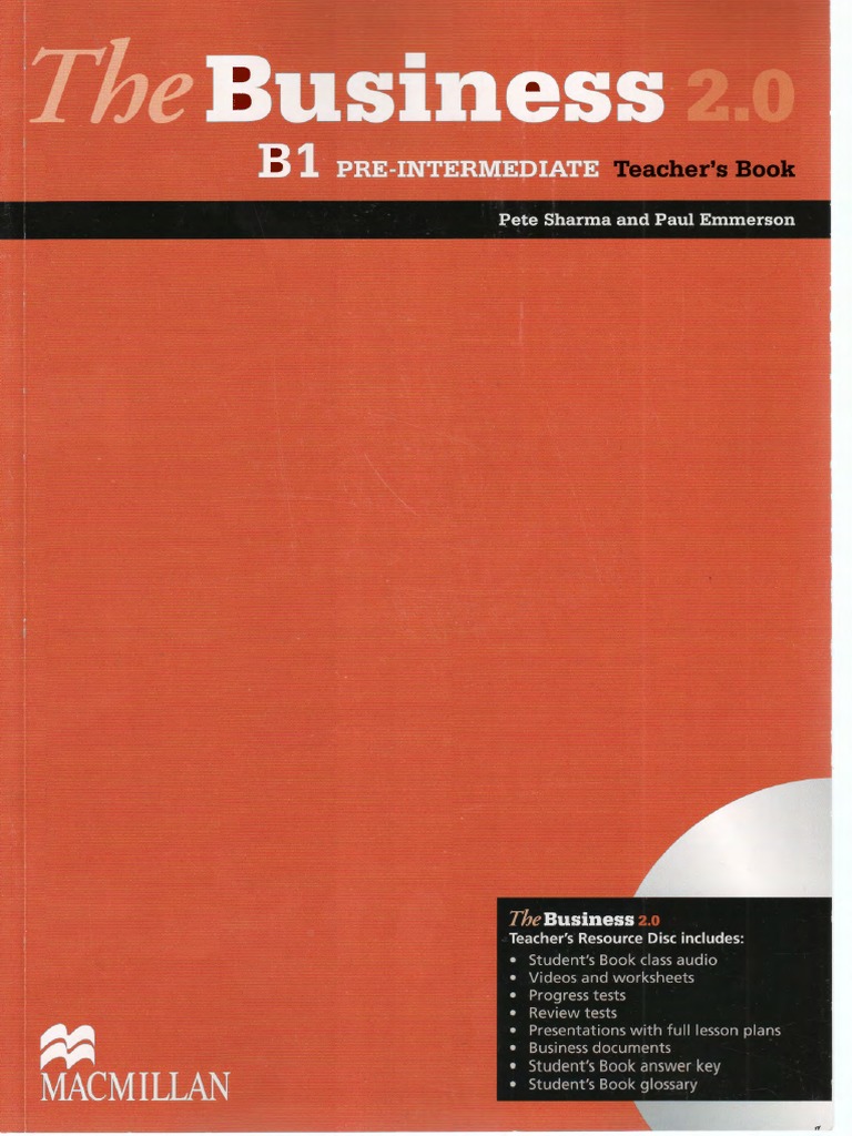 The Business 2 0 Pre-Intermediate TB PDF | PDF | Teachers | Books