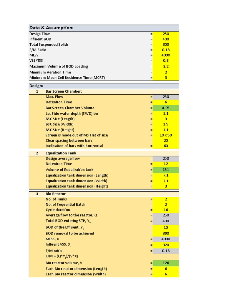 STP Design | PDF | Sewage Treatment | Filtration