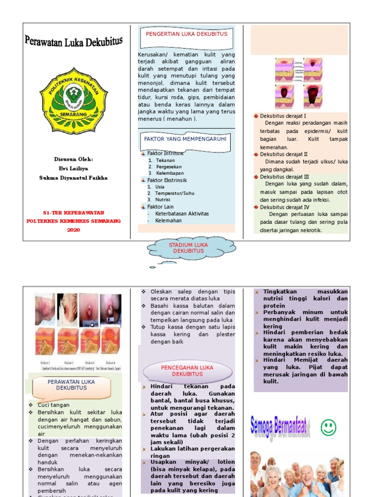 Leaflet Luka Dekubitus | PDF