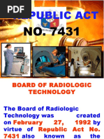 Overview of BS in Radiologic Technology | PDF | Radiology | Medical Imaging