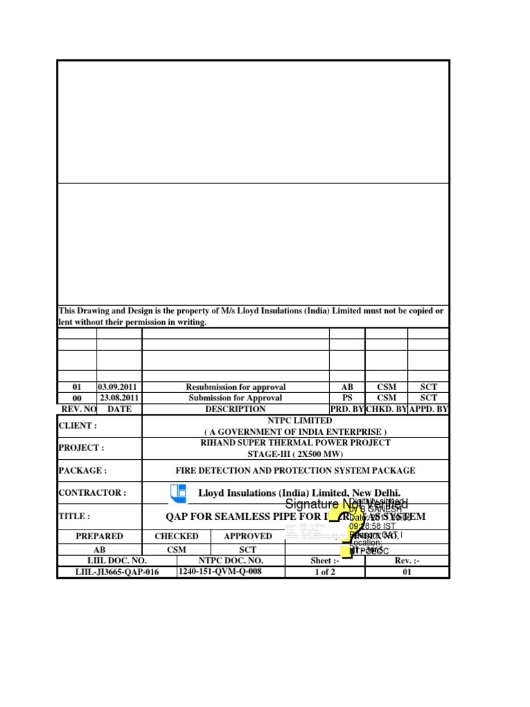 QAP Seamless Pipe | PDF | Materials | Building Engineering