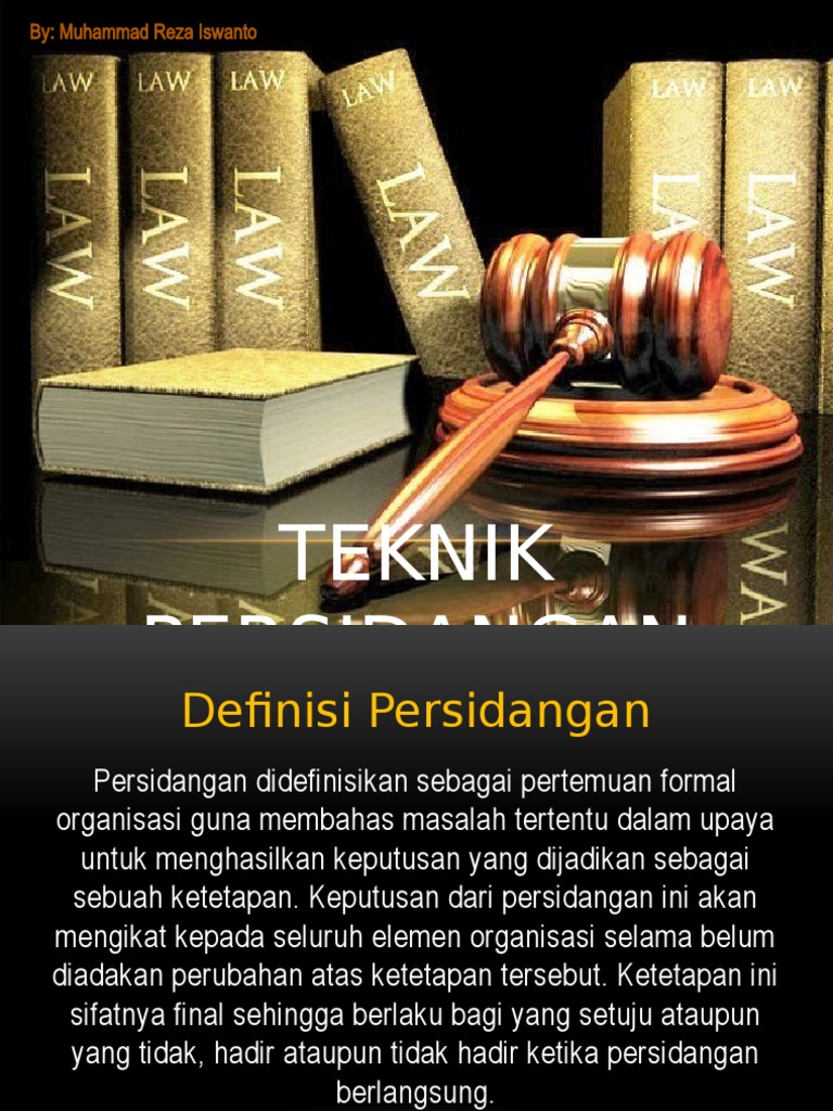Materi LDK Persidangan | PDF | Hukum