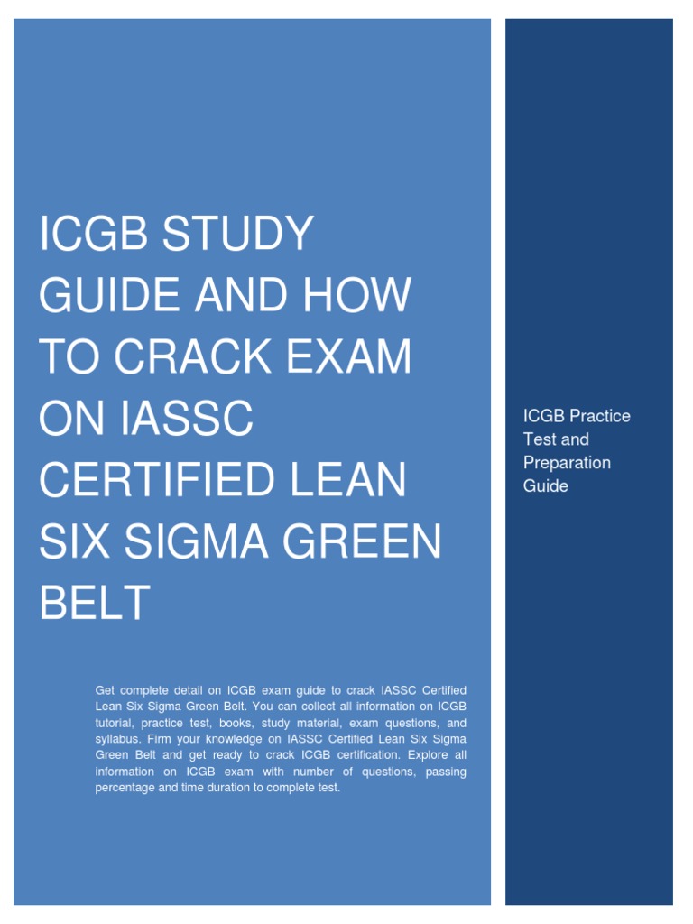 ICGB Exam Guide for Lean Six Sigma | PDF