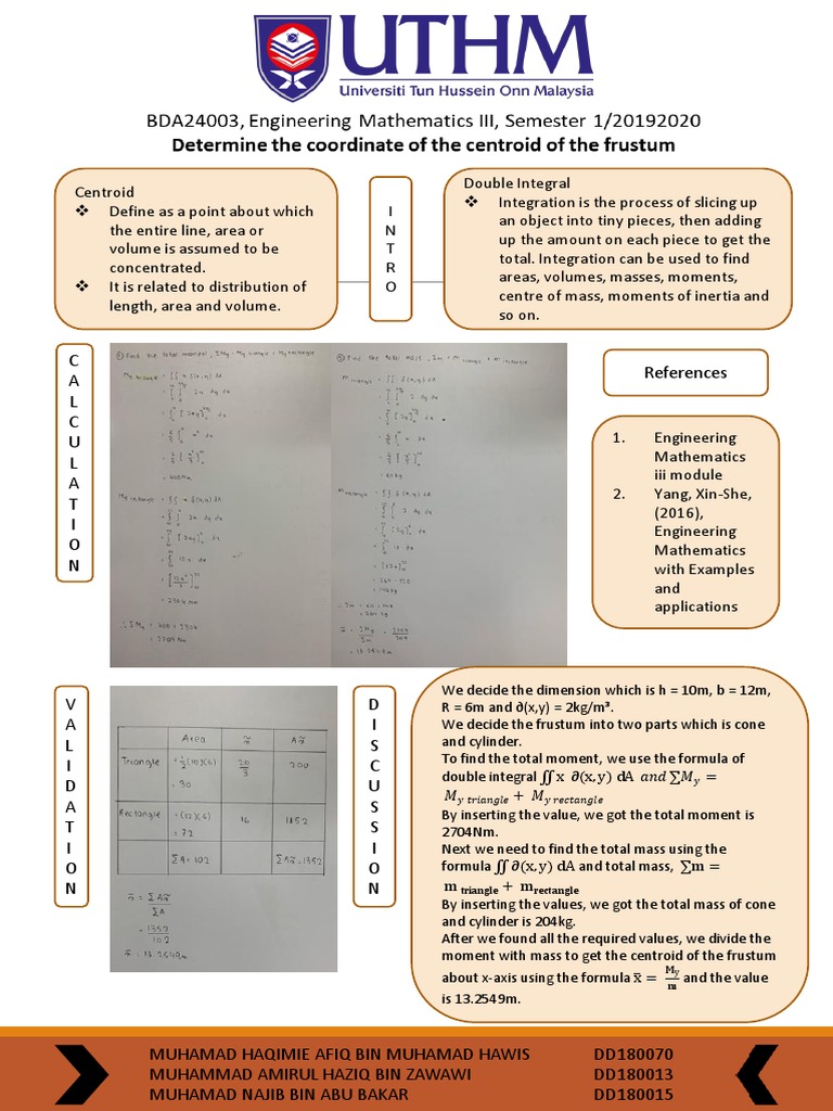 Math Poster | PDF | Area | Volume