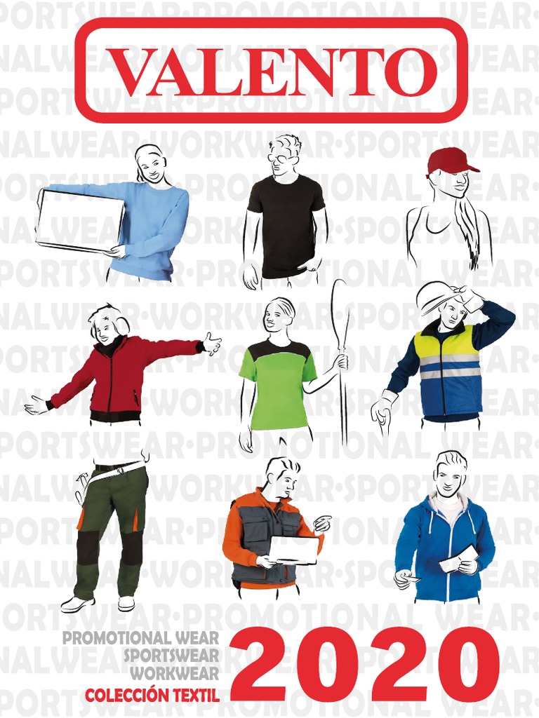 Catalogo Valento 2020 PDF | PDF | Textiles | Camiseta