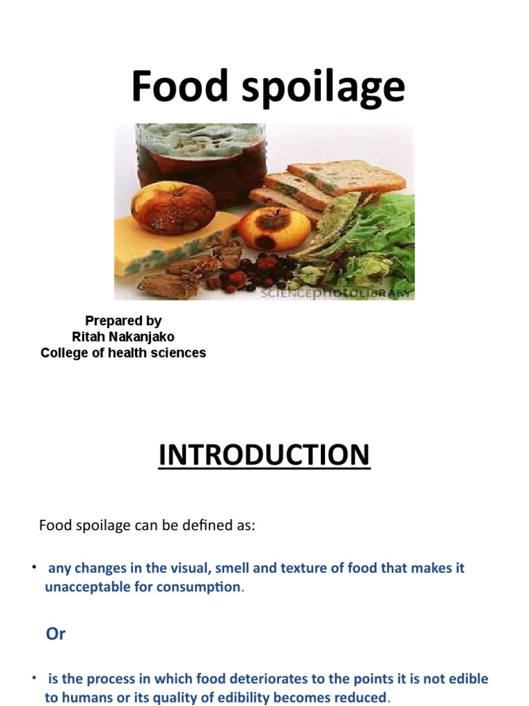 Foodspoilage - Notes | PDF | Decomposition | Yeast