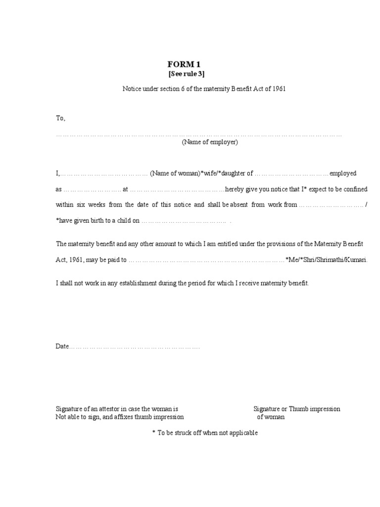 Maternity Forms | PDF | Miscarriage | Pregnancy