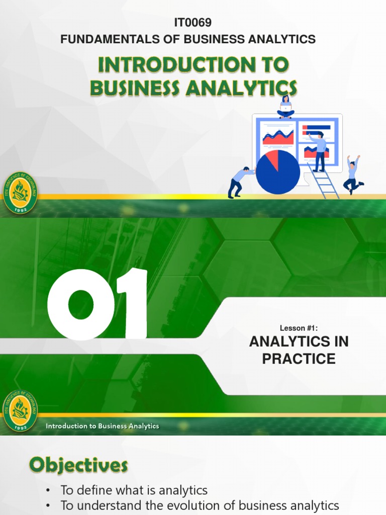 Analytics in Practice: An Introduction to Business Analytics and ...