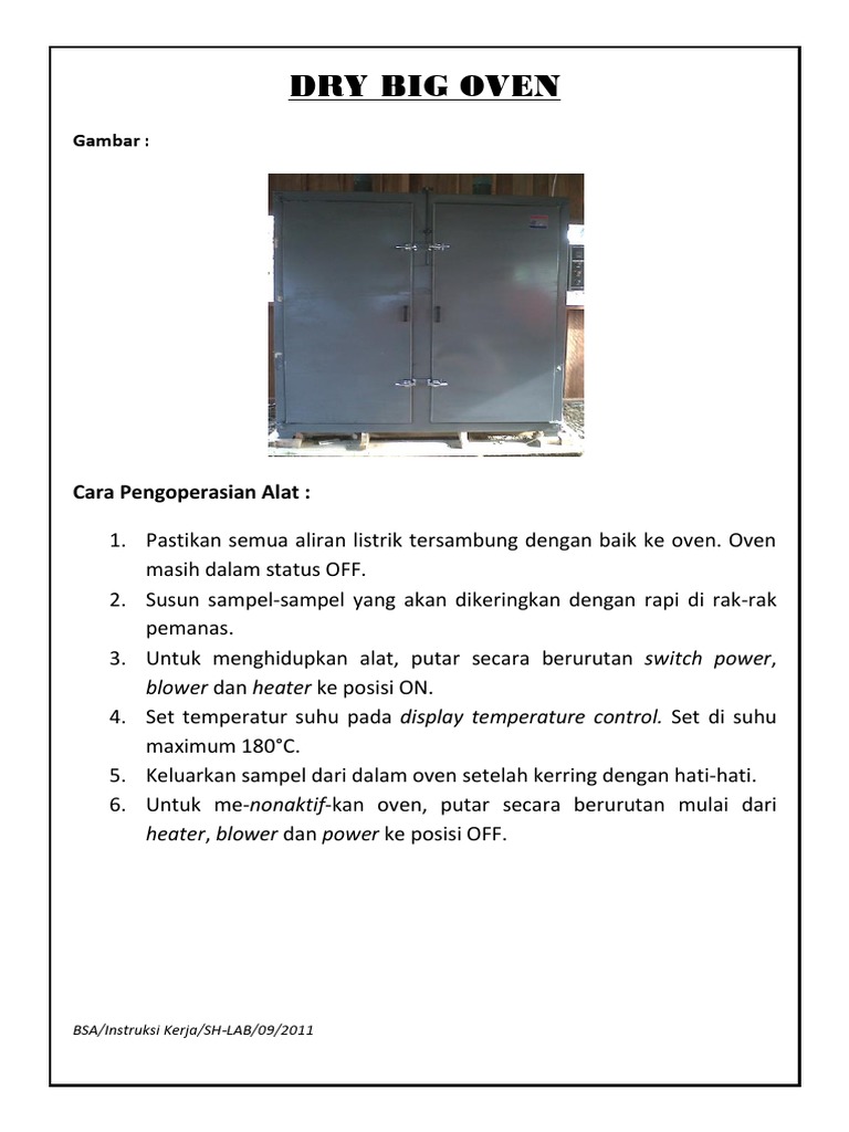 Cara Mengoperasikan Alat | PDF