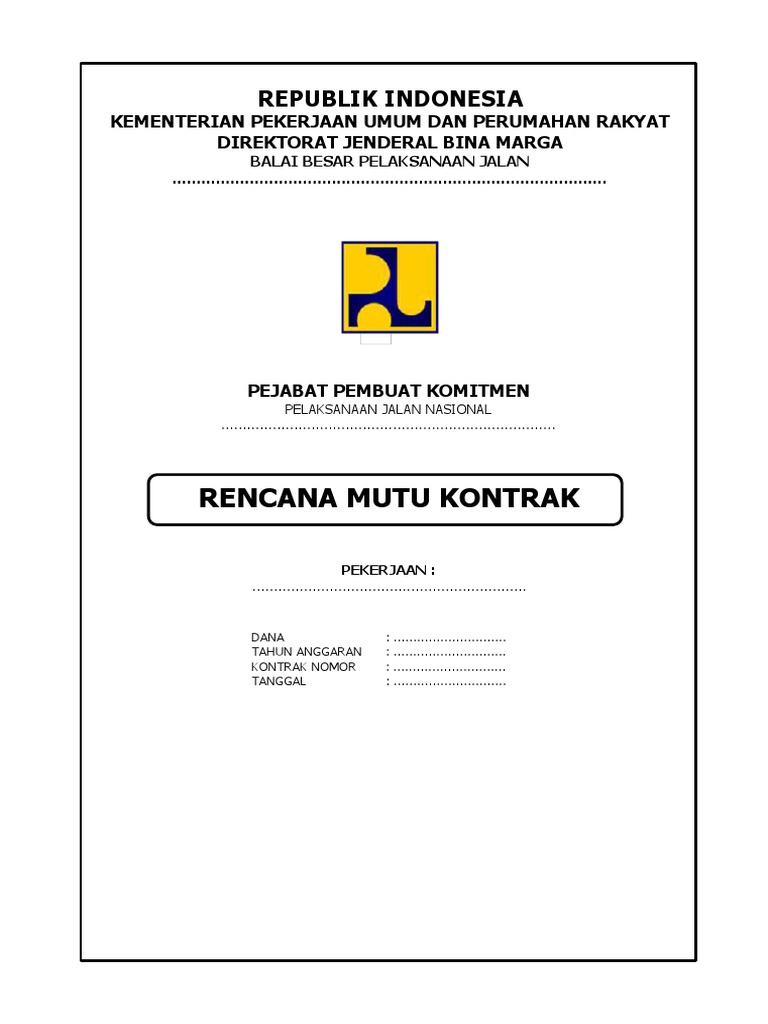 Contoh RMK Kontraktor | PDF