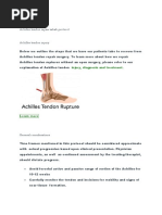 Willits Accellerated Achilles Rehab | PDF | Physical Therapy ...