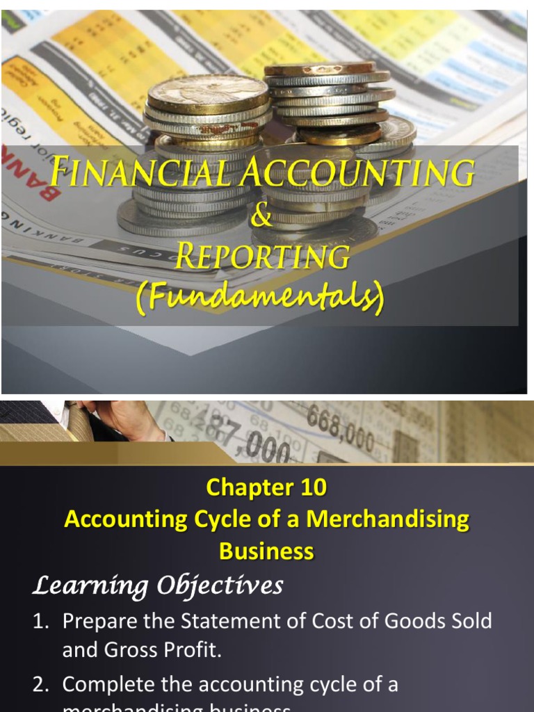 Accounting Cycle of A Merchandising Business | PDF | Merchandising ...