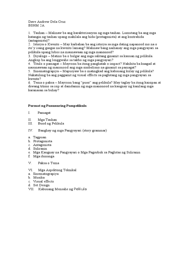 Filipino Batayan | PDF