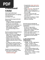 Preschool Child Development Guidance | PDF | Preschool | Human Development