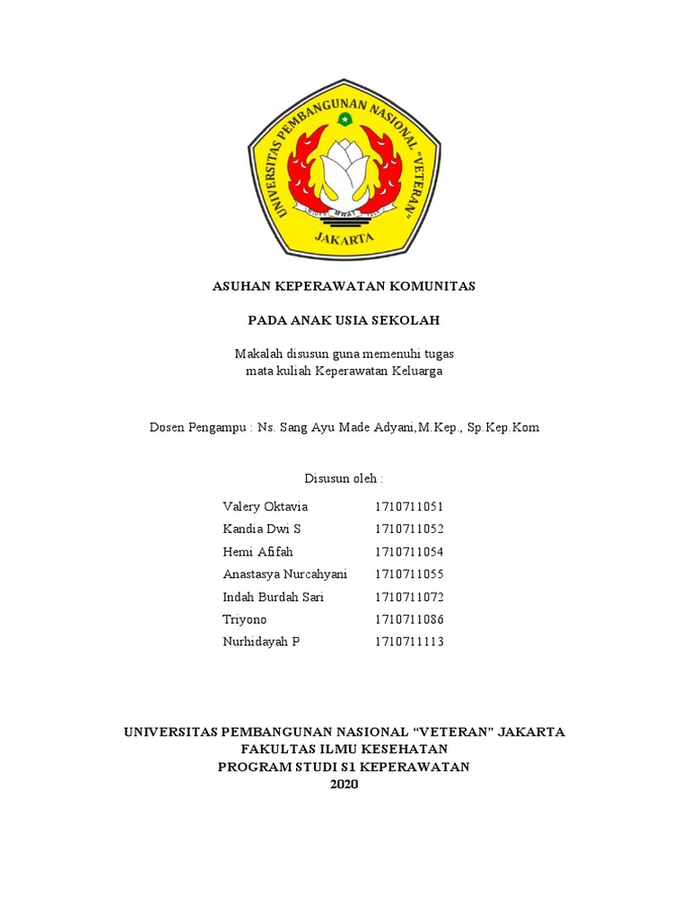 ASKEP ANAK USIA SEKOLAH Lengkap | PDF