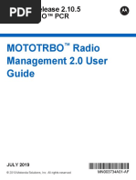 MOTOTRBO Radio Management Guide For Technical Staff | PDF | System ...