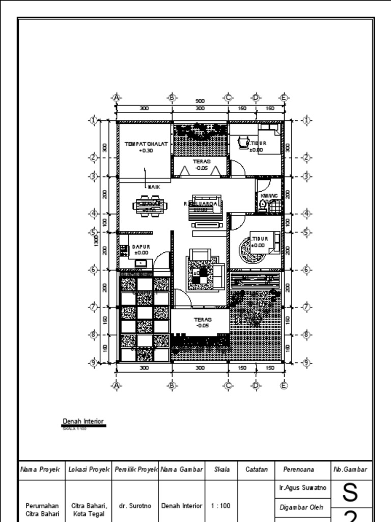 Denah Interior PDF | PDF