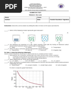 Science 10 4th Quarter Exam | PDF | Gases | Carbohydrates