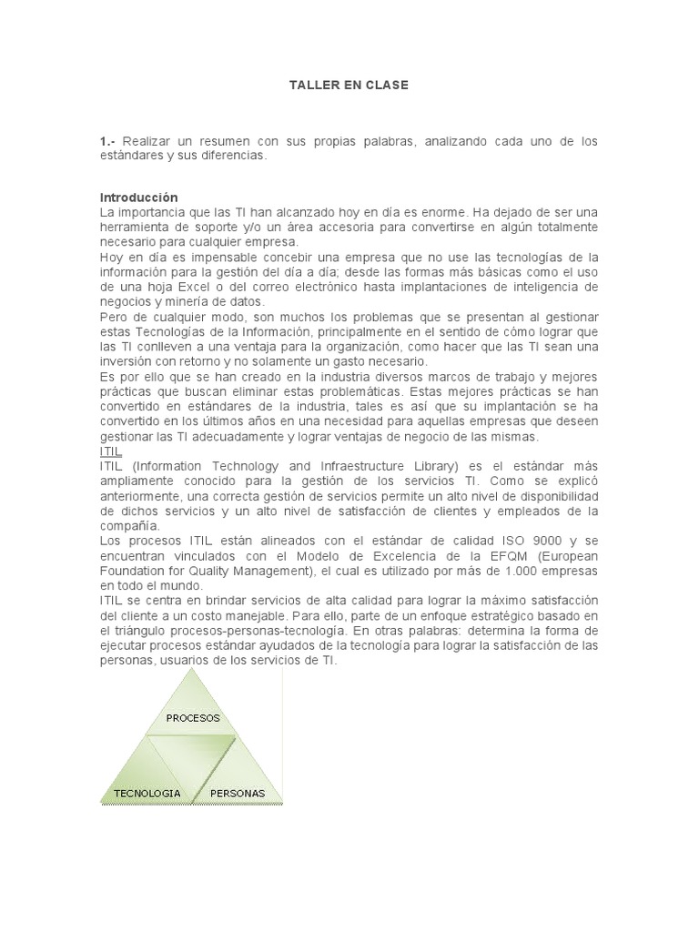 Caso Práctico | PDF | Itil | Cobit