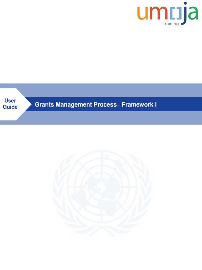 User - Guide - Grants Framework 1 v2 | PDF | Business | Computing And ...